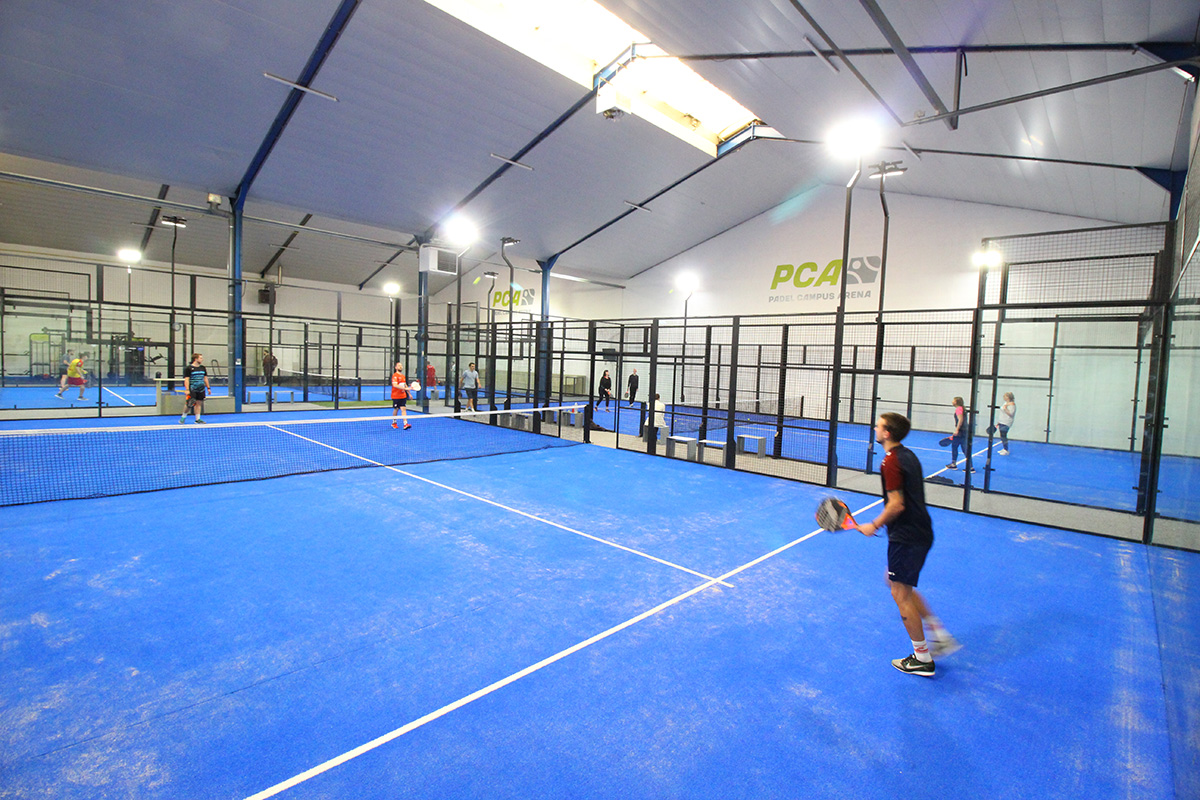 Beau démarrage pour le Padel Campus Arena ! - Parc des industries ...